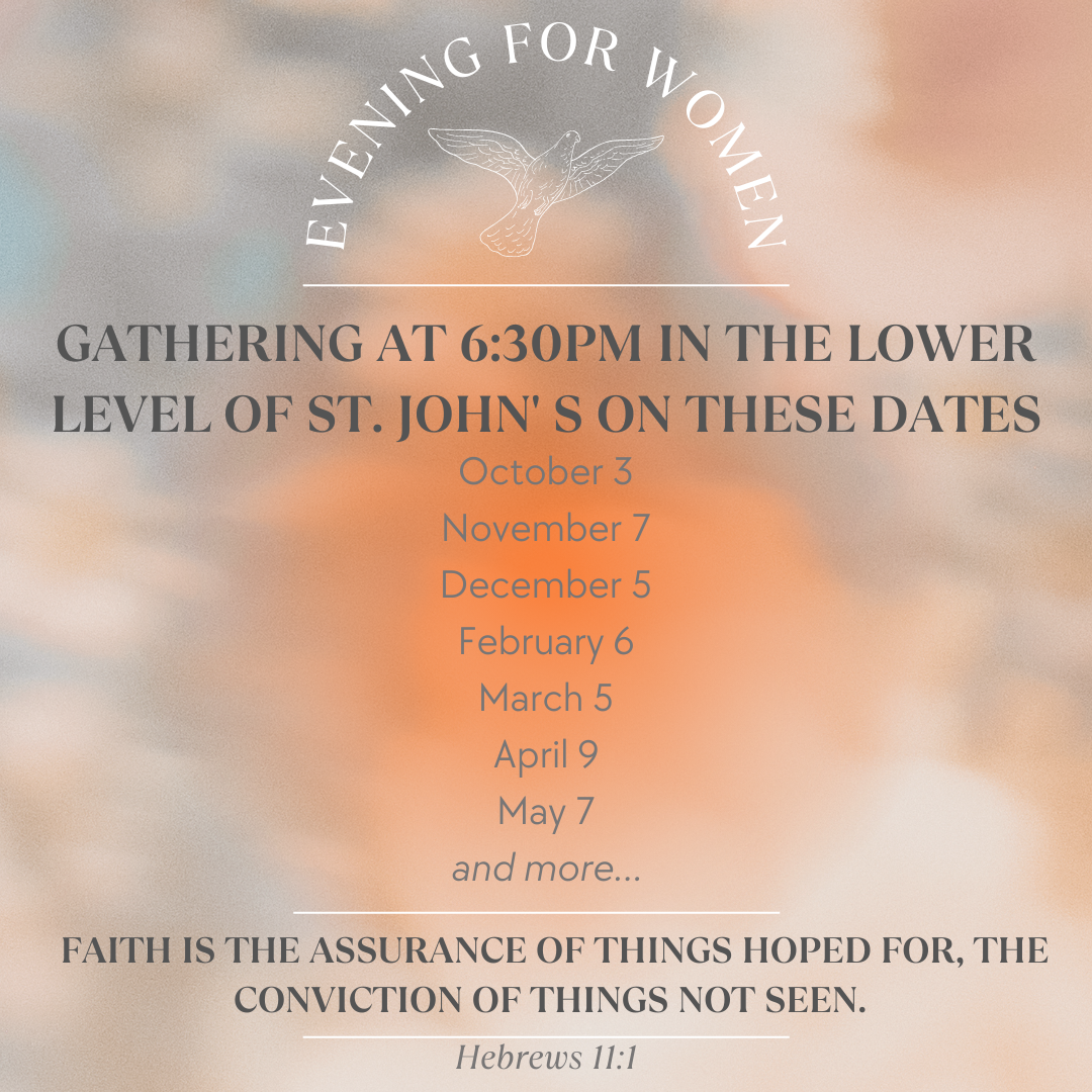 “Evening for Women” – St. John – St. Paul Catholic Collaborative