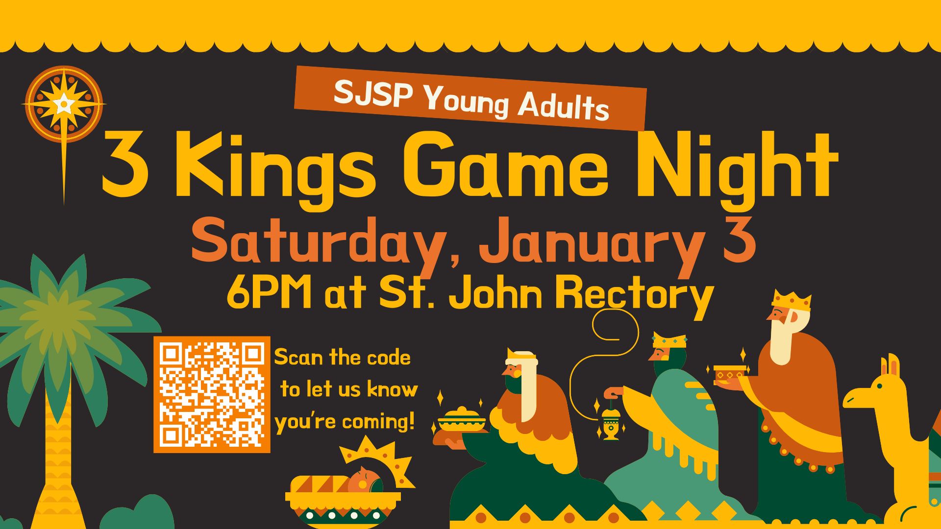 January 3: Young Adults 3 Kings Game Night! – St. John – St. Paul ...